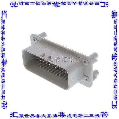 776230-4 针座连接器35POS接头3排4mm公形插针通孔锡