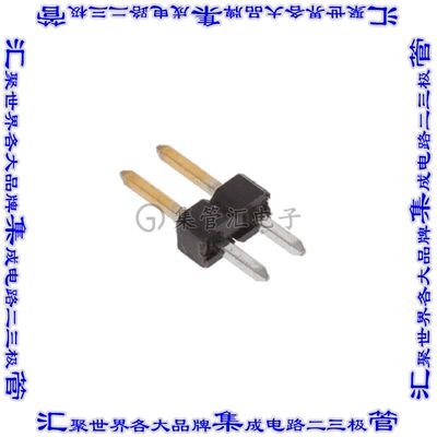 2355186-2 针座连接器2POS分离式2mm公形插针通孔直针镀金