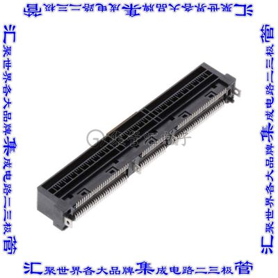 2327677-3 卡边缘连接器140POS母头2排0.6mm黑色镀金