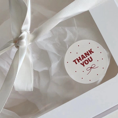 thankyou不干胶贴纸感谢贴