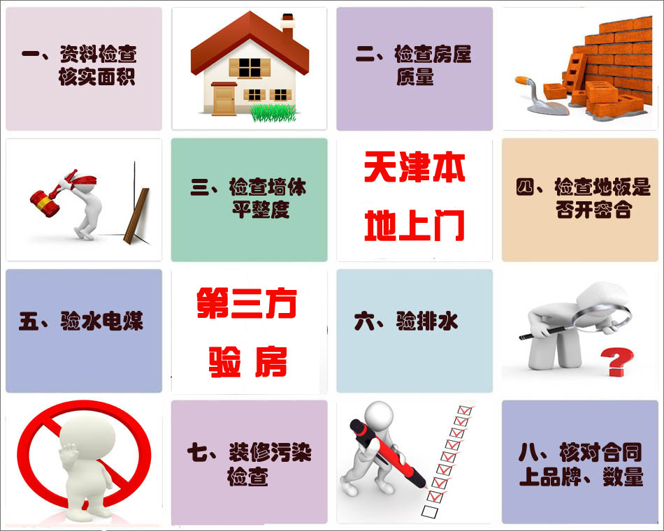 天津第三方房屋验收精装毛坯验收装修监理服务