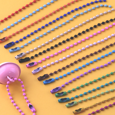 2..4圆珠链唐三匠铁制波波链彩色