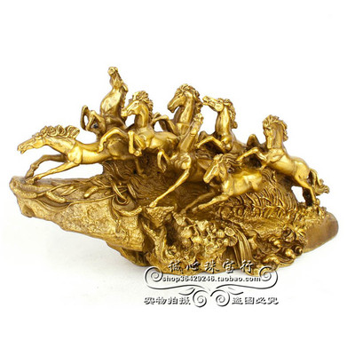 纯铜马 八骏图 万马奔腾摆件马到成功家居装饰工艺品礼品摆设