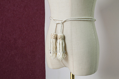 新款百搭时尚流苏串珠系带女腰链专柜正品800001-204