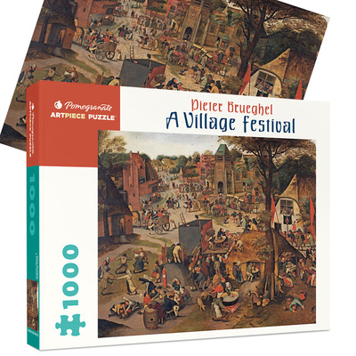 美国石榴Pomegranate进口拼图 1000片 勃鲁盖尔 《乡村节日》