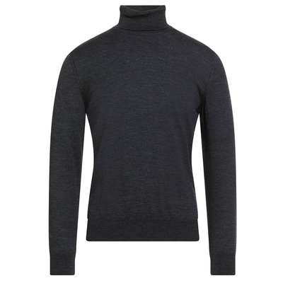 意大利醉顶吉仅低于LP COLOMBO 秋冬 深灰色 纯羊毛 高领毛衣