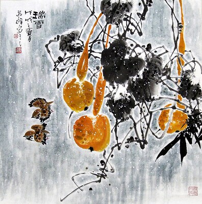 字画书画写意花鸟国画四尺斗方