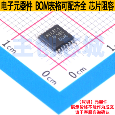 时钟发生器/频率合成器/PLL CDCEL824PWR TSSOP-16 TI/德州 原装