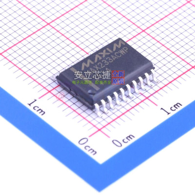 RS232芯片 MAX233ACWP+G36 SOIC-20 MAXIM(美信) 电子元器件配单