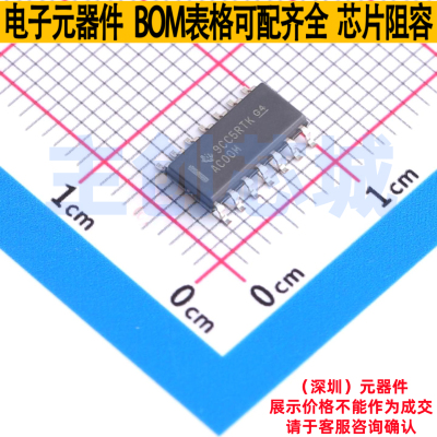 逻辑门 CD74AC00M96 SOIC-14 TI/德州 电子元器件配单全新原装