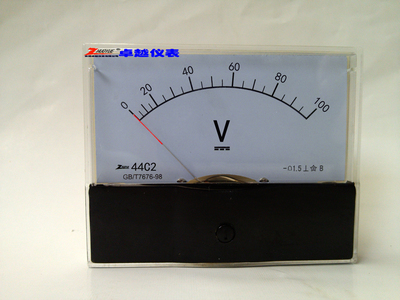 厂家直销指针式直流电压测量仪表44C2 0-100V