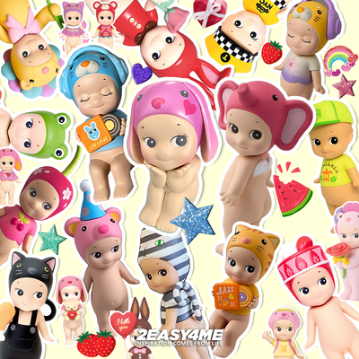 可爱卡通sonny angel行李箱手机平板机箱装饰防水日系DIY个性贴纸