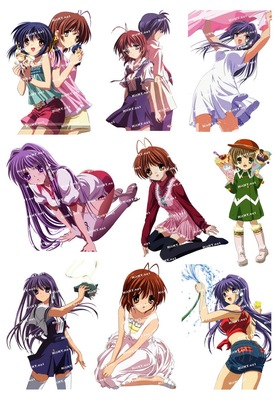 大号卡通动漫笔记本电脑死飞旅行