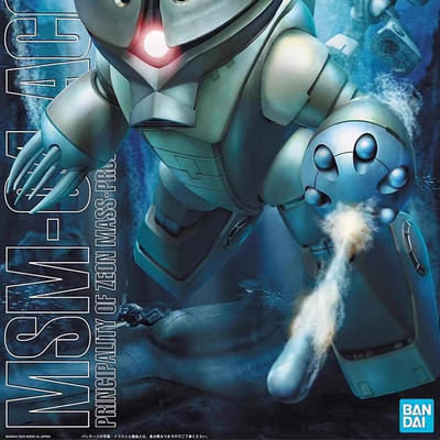 万代拼装模型 MG 1/100 龟霸 亚古尔 MSM-04 Acguy