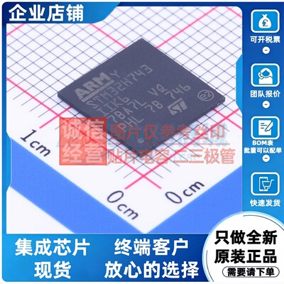 单片机(MCU/MPU/SOC) STM32H743IIK6 UFBGA-201 意法半导体芯片