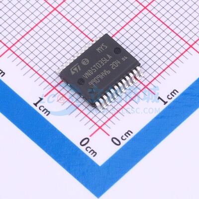 功率电子开关 VND5T035LAKTR-E PowerSSO-24 意法半导体芯片