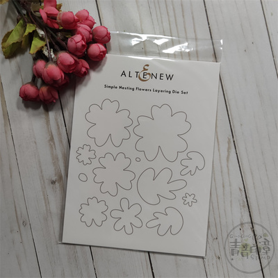 Altenew简约分层花朵进口切模