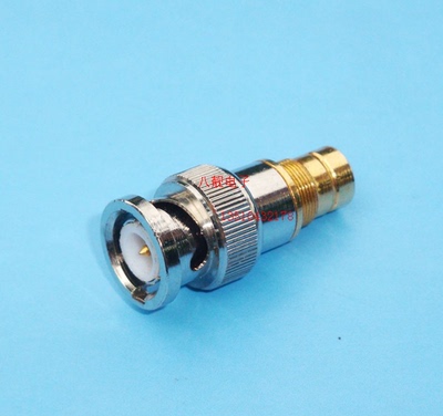 BNC/L9-JK 视频监控转接器 BNC公头/L9母座 优质铜镀金BNC转接头