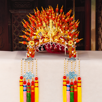 神像帽子娘娘帽五凤冠神像帽寺庙