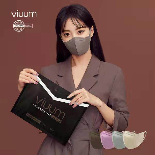 VIUUM韩国进口kf94立体加厚女彩色明星秋冬时尚3D好看口罩高颜值_虎窝淘
