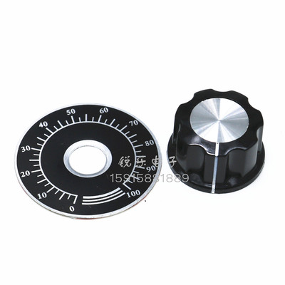 电位器数字圆刻度盘+MFA03旋钮 适用于WTH118 WX112 RV24YN旋钮