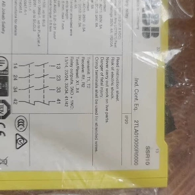 询价全新ABB安全继电器SSR10M 正品2TLA010050R0000 其他型号请谘