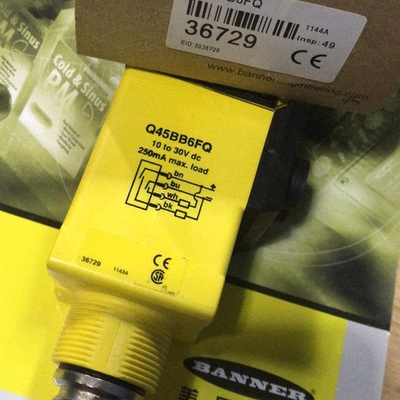 询价Q45BB6FQ Q45BB6FQ5 Q45BB6F 美国邦纳BANNER光电感测器 光纤