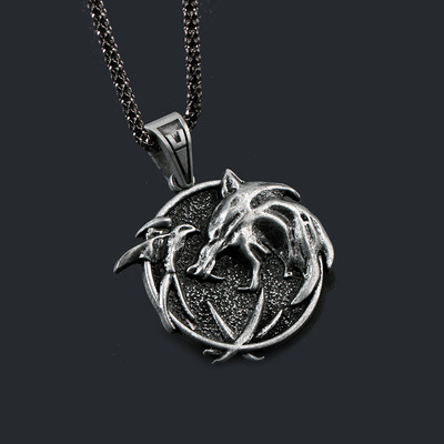 猎魔人周边杰洛特巫师狼头复古