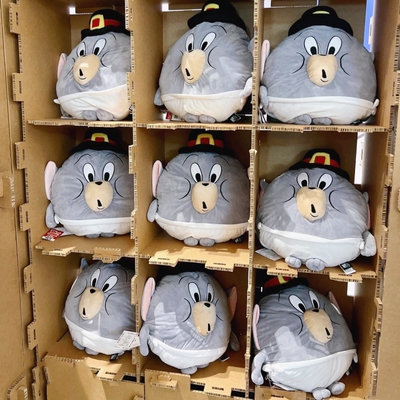 正版猫和老鼠侄子Tuffy泰菲毛绒公仔抱枕毛毯子两用午睡神器靠垫