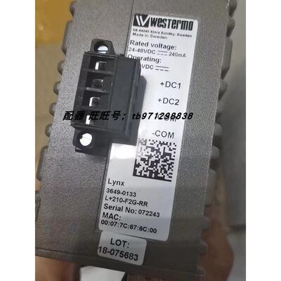 议价WESTERMO交换机LYNX 3643-0100 L110-F2G 3649-0133 L210-F2G
