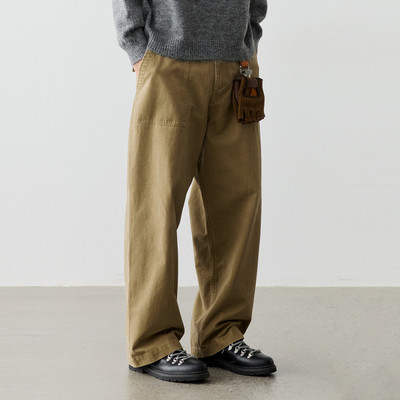 Vavu复古水洗做旧酵素甲板裤