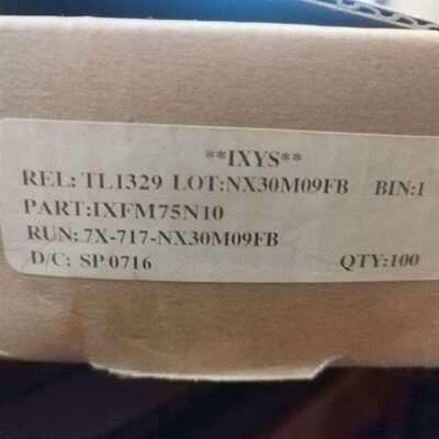 咨询IXFM75N10全新原装正品。议价