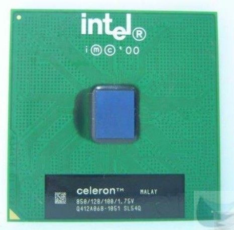 Intel赛扬Celeron 850 MHz 128 100 1.75v 370针CPU处理器 SL54Q_虎窝淘