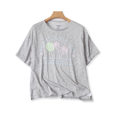 短袖百搭款薄款印花T恤衫