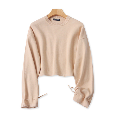 爱丽爱熙针织毛衣小立领贸易上衣