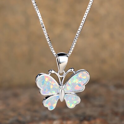 9793【原创欧泊opal系列】设计师款女士项链