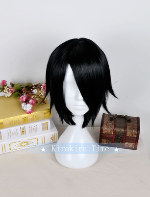 黑色博人传/佐助火影忍者假发cos