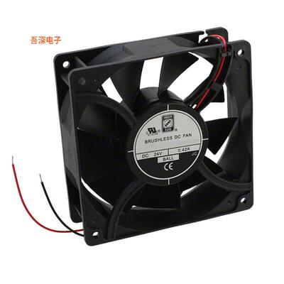 OD1238-24LBXC |24VDCFAN AXIAL 120X38.5MM 24VDC WIRE