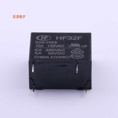 HF32F/024-HS3 |原装插件,10.2x18.4mm功率继电器