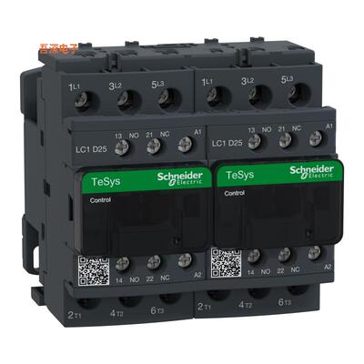 LC2D25G7|底座安装，DIN 轨道TESYS REVERSING CONTACTO