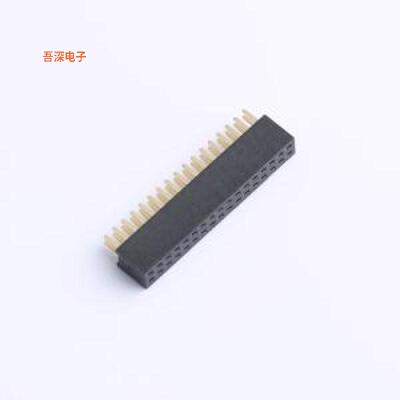 X1321FV-2x17-C43D24 |排母下针D2.4mm,U型,6T料,Au足1