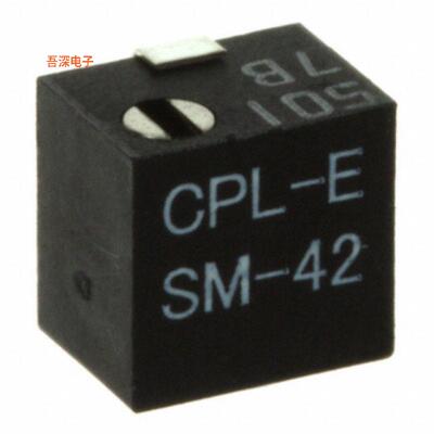 SM-42TA501 |500 OhmsTRIMMER 500OHM 0.25W J LEAD SIDE