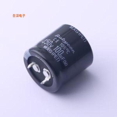 450MXG100MEFCSN25X25 |原装插件,D25xL25mm牛角型电解