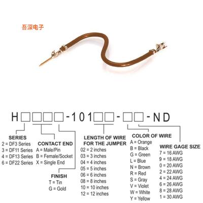 H3ABT-10106-N8 |原装全新JUMPER-H1506TR/A3048N/H1504TR 6