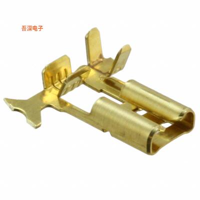 1742087-1 |成角度 - 90°，旗形CONN QC RCPT 18-22AWG 0.187