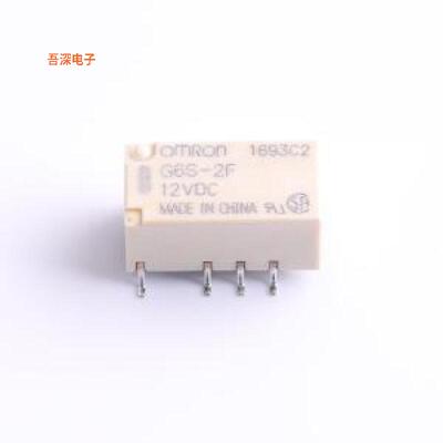 G6S-2F-TR DC12 |原装SMD,7.3x14.8mmRELAY TELECOM DPDT 2A 12V