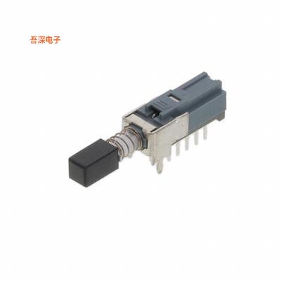 PBH4UEEKZXNAG1SBLK |通孔，直角SWITCH PUSH 4PDT 0.1A 30V