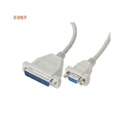 CMZ10-IBM |原装全新CBL AT MODEM DB25M/DB9F 10'