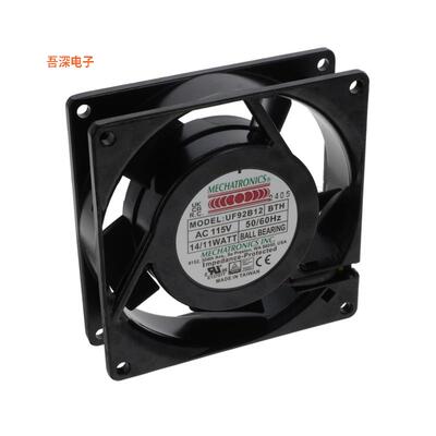UF92B12-BTHR|115VACFAN AXIAL 92X25MM 115VAC TER