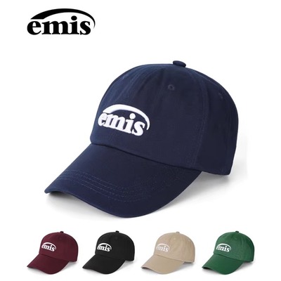 韩国EMIS帽子赵露思同款鸭舌帽显脸小大帽檐棒球帽男女款2025新款
